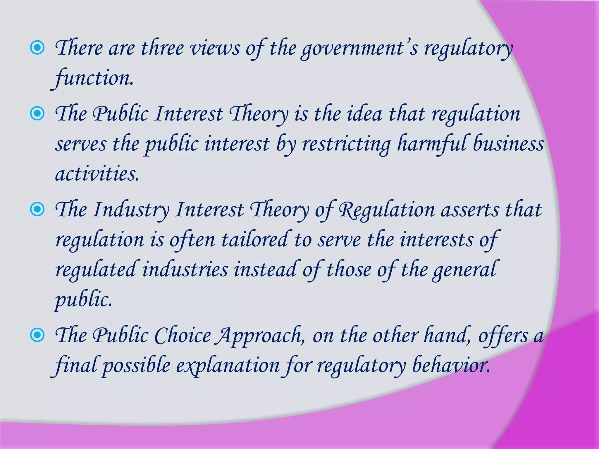 The role of the government in the economy | PPTX