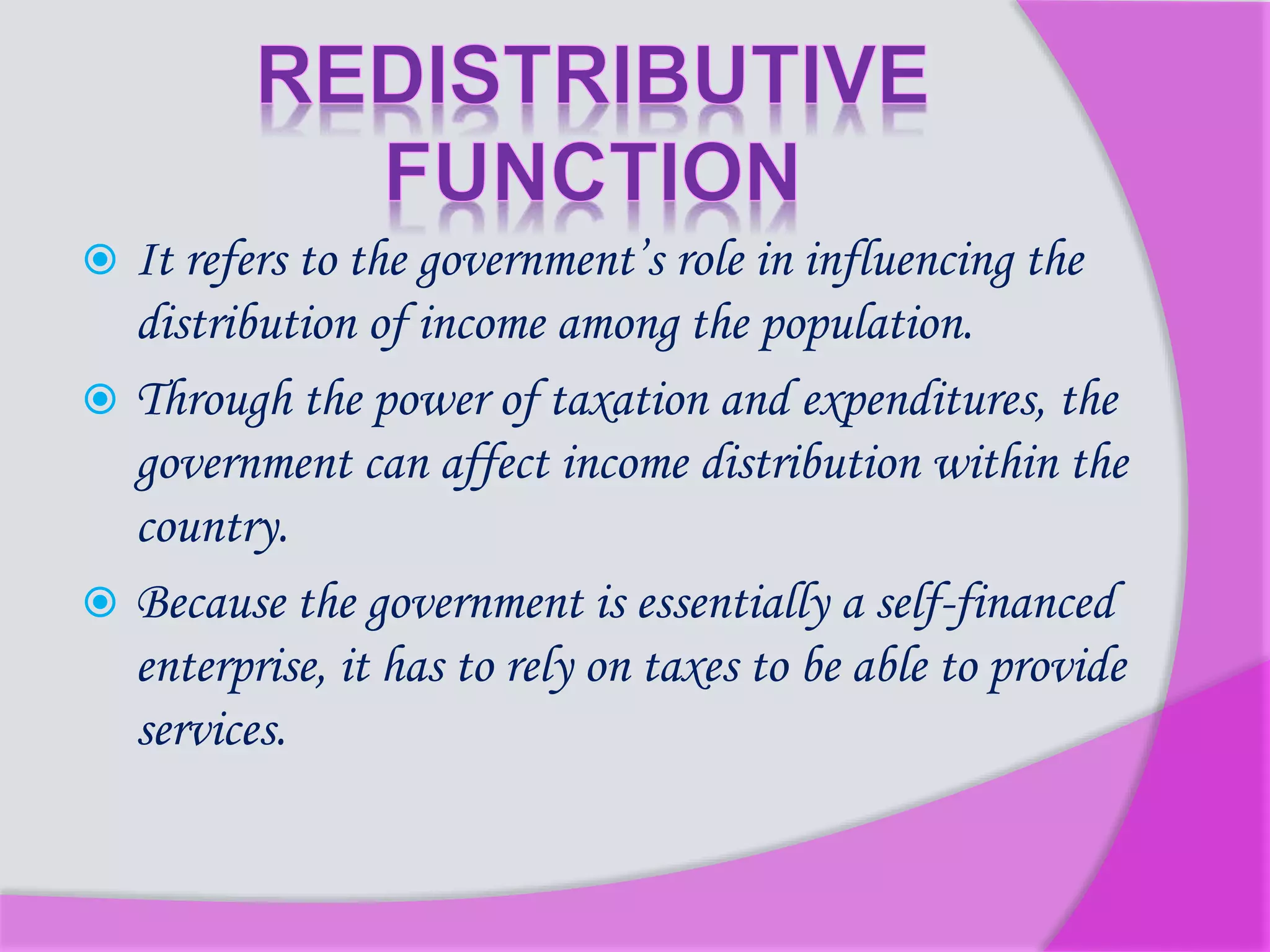 The role of the government in the economy | PPTX