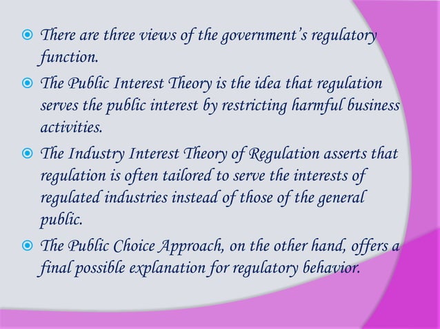 The role of the government in the economy | PPTX