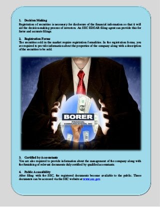 The Role of the SEC and the Importance of a SEC EDGAR Filing Agent that ...