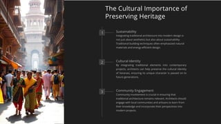 The Role of Traditional Architecture in Modern Design | PDF