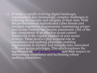 The Role of User Access Reviews in Compliance.pptx