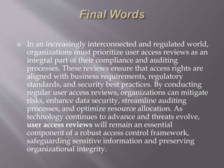 The Role of User Access Reviews in Compliance.pptx