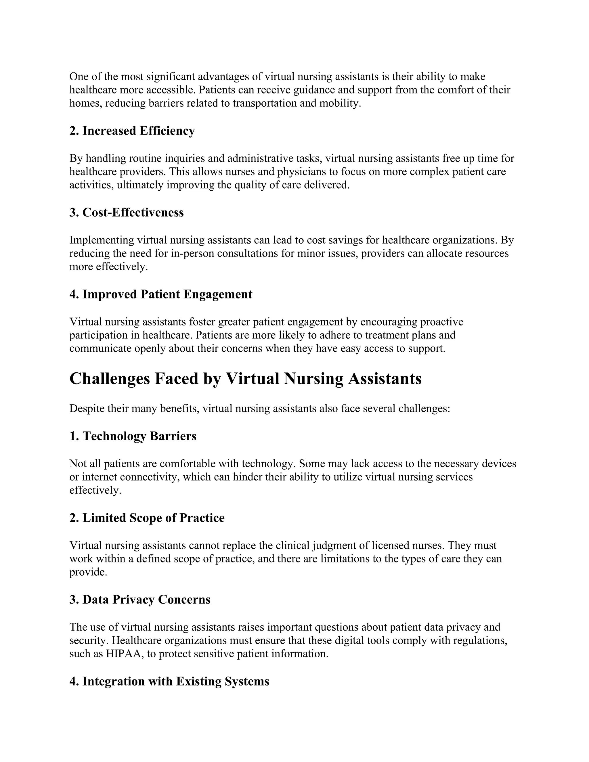 The Role of Virtual Nursing Assistants in Modern Healthcare | DOCX ...
