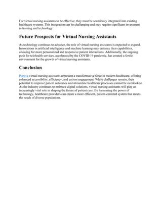 The Role of Virtual Nursing Assistants in Modern Healthcare | DOCX ...