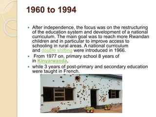 The role of vision 2020 in education rwanda | PPTX