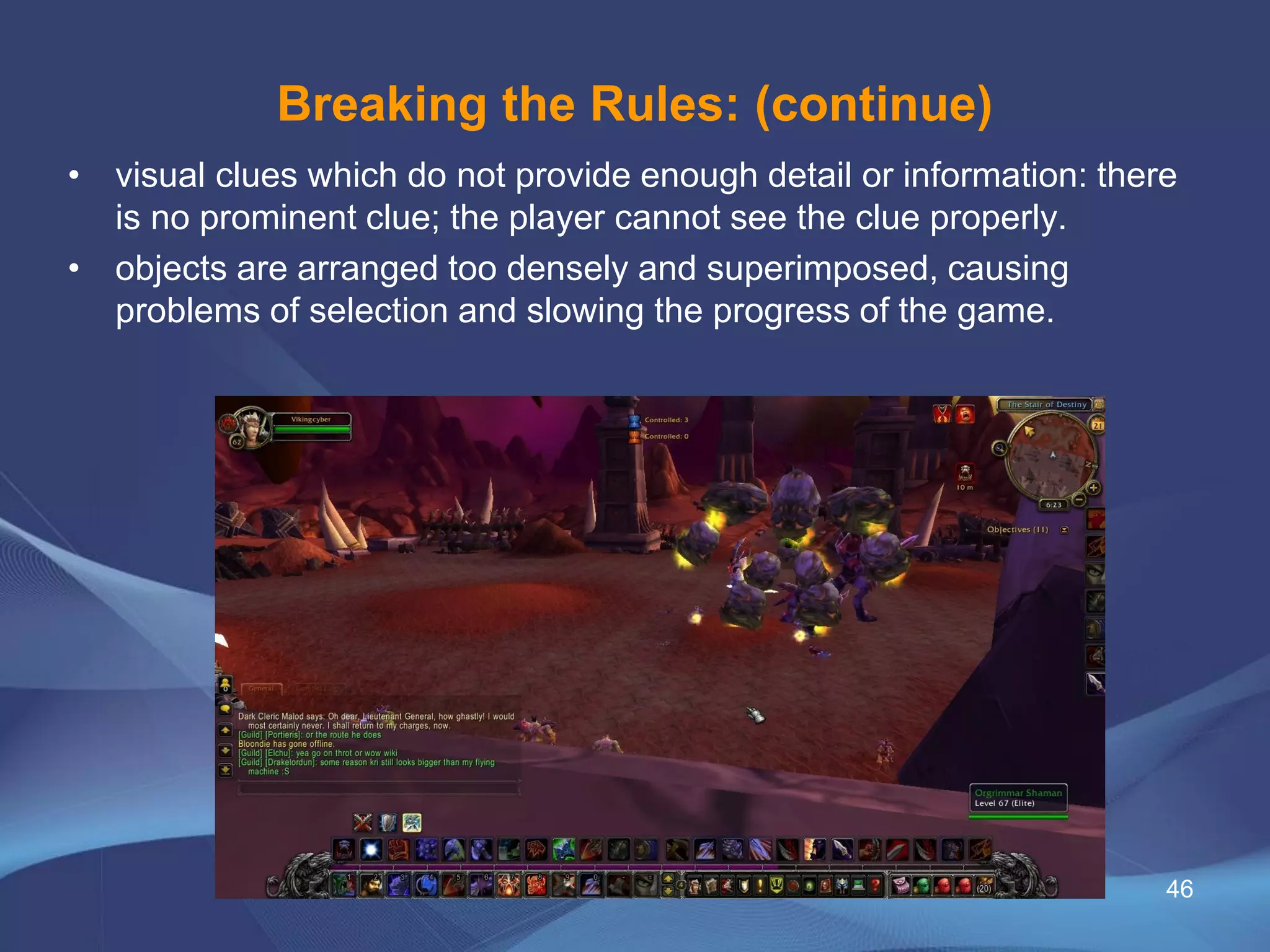 The role of visual grammar and player perception | PDF