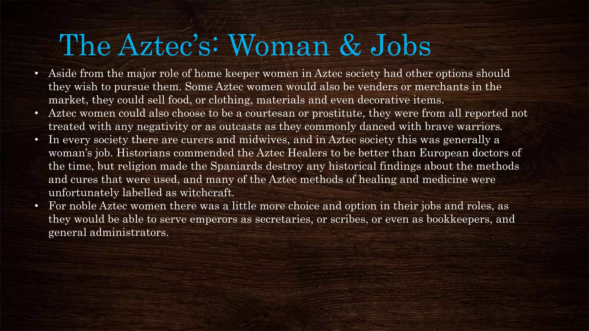 The role of woman During Ancient Latin America | PPTX