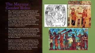 The role of woman During Ancient Latin America | PPT