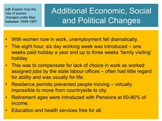 The Role of Women in China | PPTX