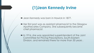 The role of women in the history of Pharmacy | PPTX