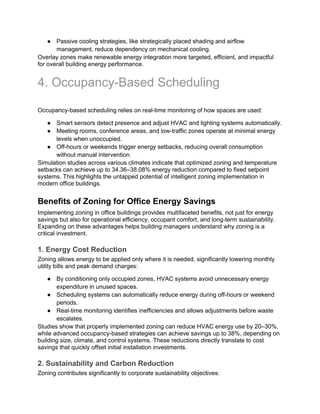 The Role of Zoning in Energy Savings for Office Buildings | DOCX