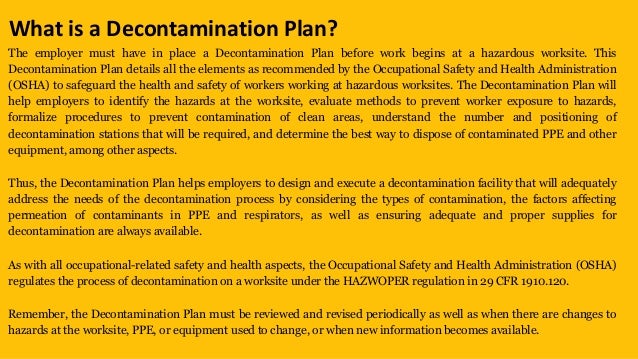 The role played in safeguarding worker health and safety | PPTX