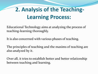 "The roles and functions of educational technology" | PPT