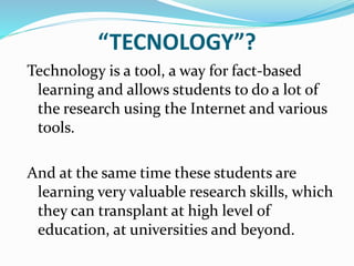 The roles and functions of educational technology | PPTX | IT and ...