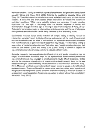 The roles and process of research in architecture | PDF