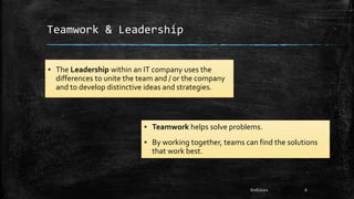 The Roles and Responsibilities of the IT Professional | PPTX