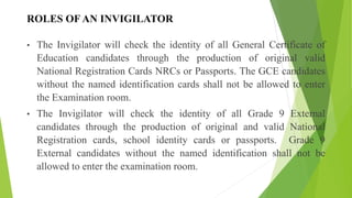 THE ROLES OF AN EXAMINATION INVIGILATOR.pptx