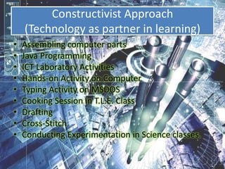 The roles of educational technology in learning | PPTX