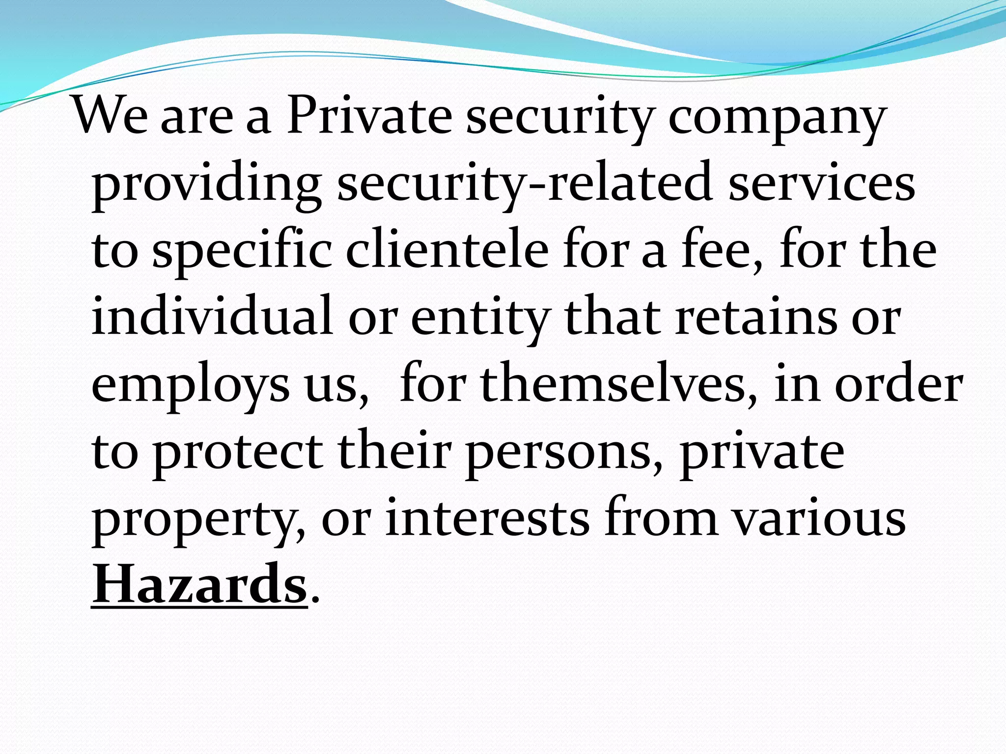 The roles of hammer guards in business environment | PPT