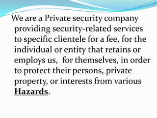 The roles of hammer guards in business environment | PPT