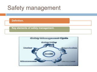 Safety role of management | PPTX