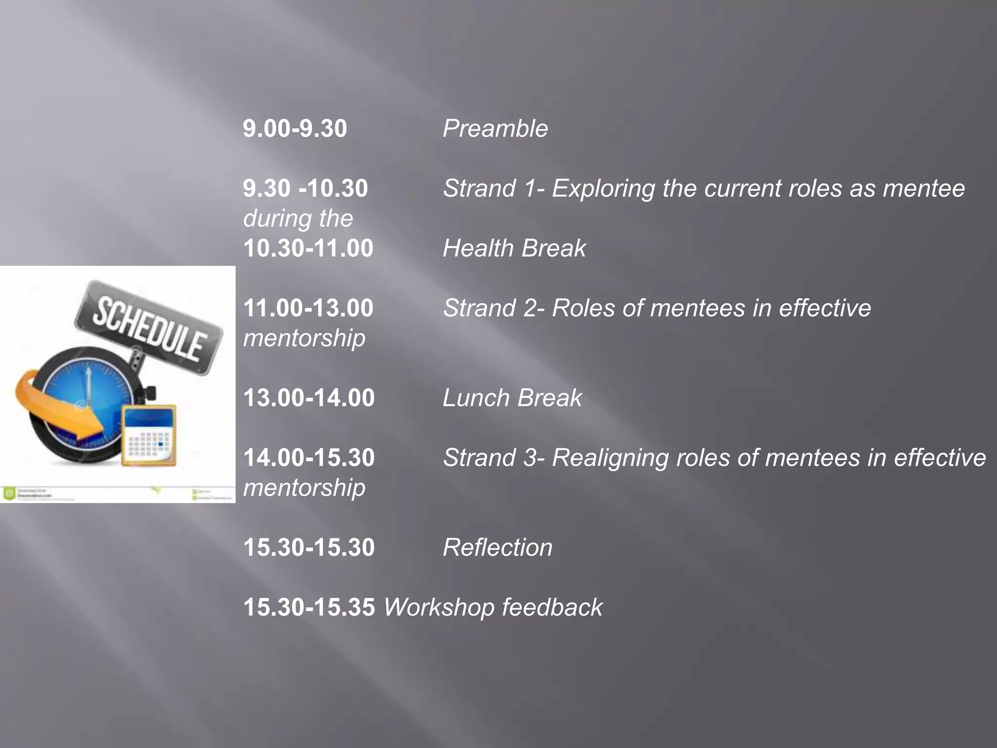 The roles of mentees in an effective mentorship | PPTX