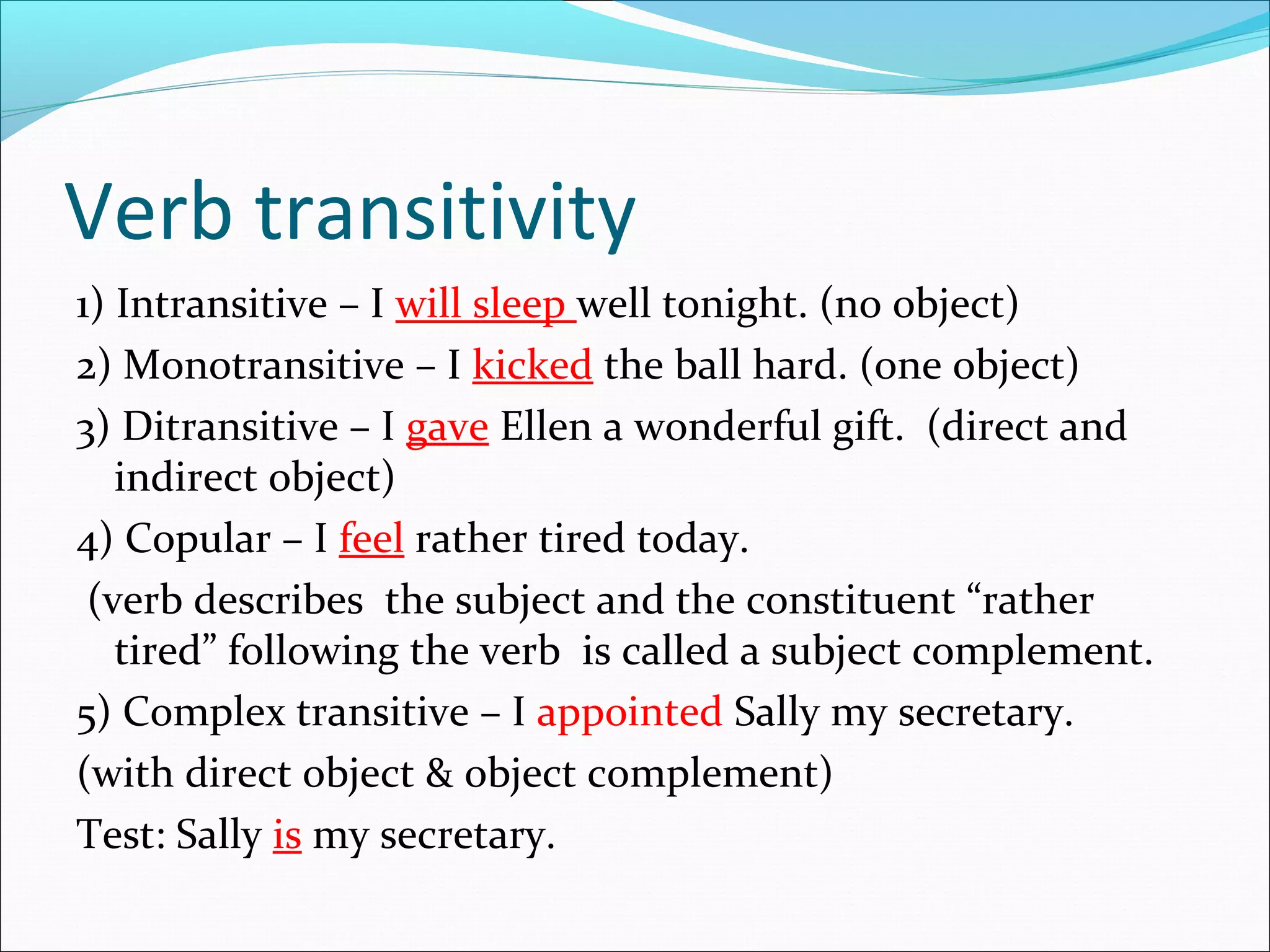 Lecture 1: The roles of phrases and clauses | PPT