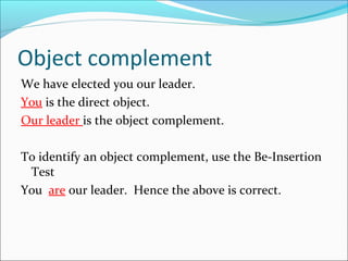 Lecture 1: The roles of phrases and clauses | PPT