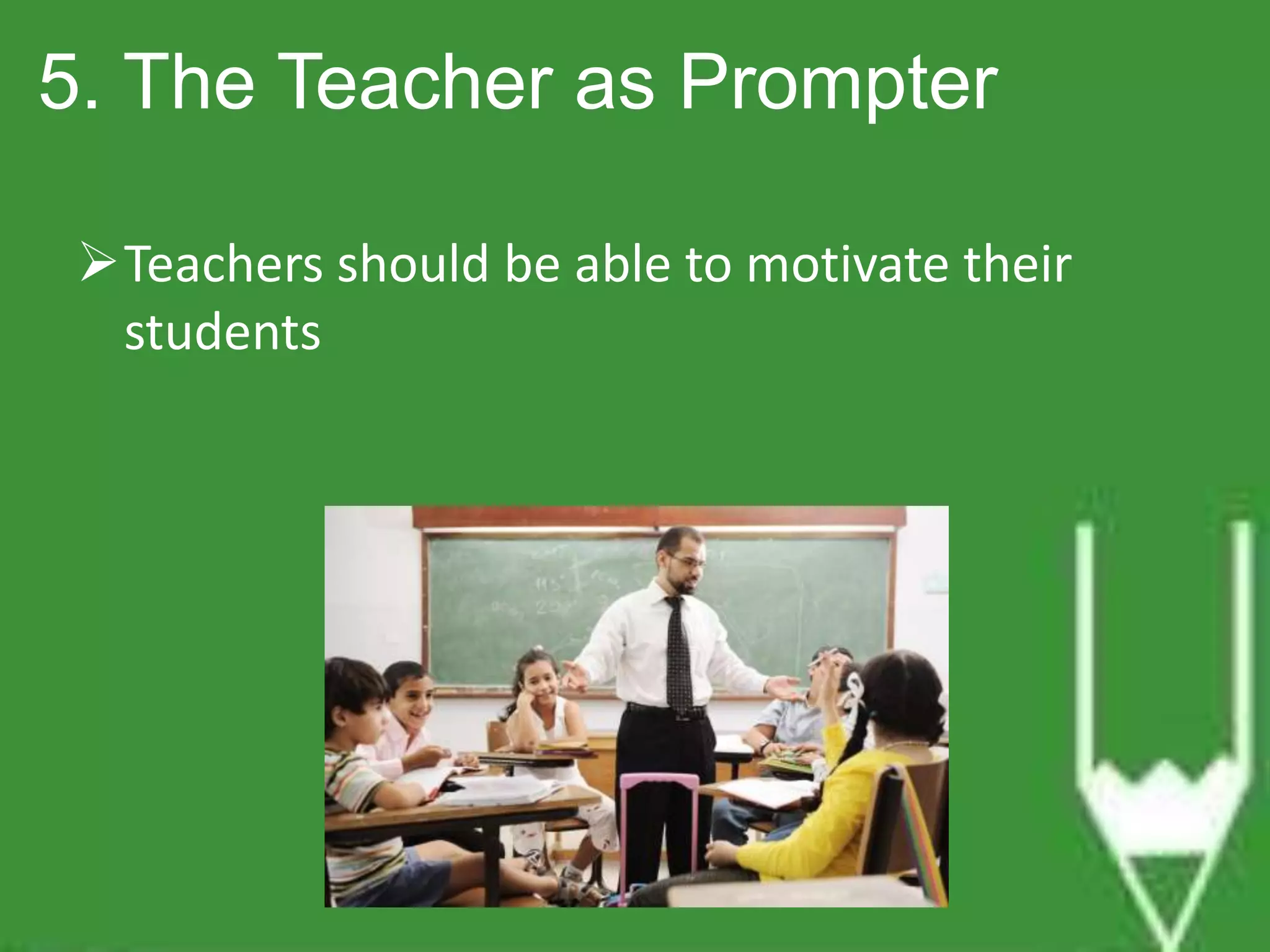 The roles of teachers and learners | PPTX