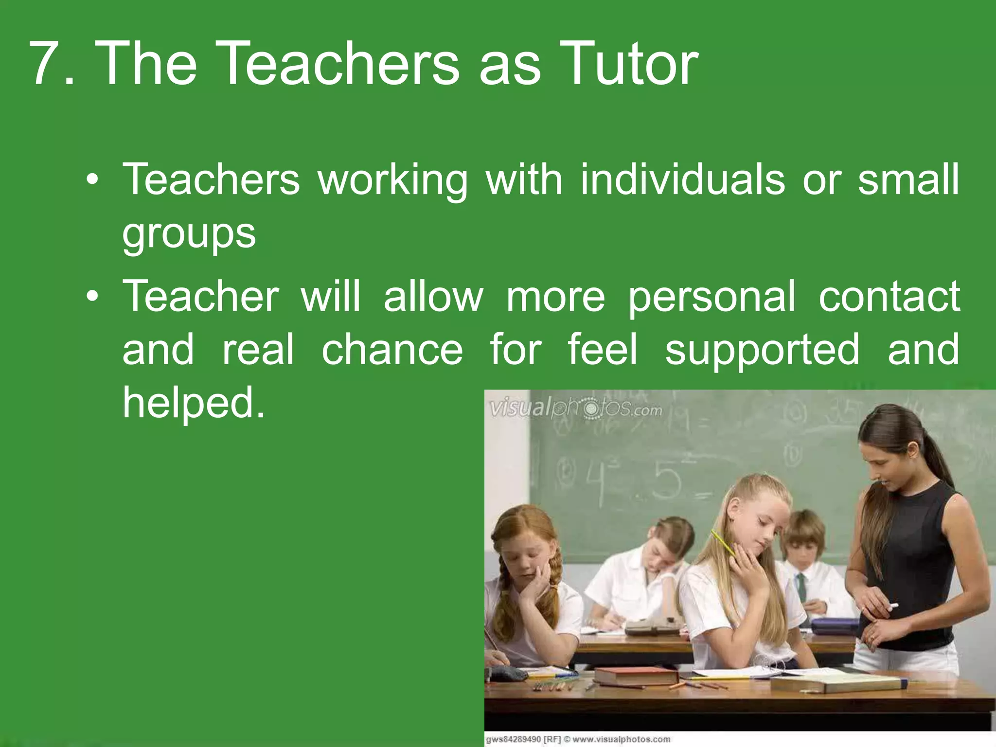 The roles of teachers and learners | PPTX