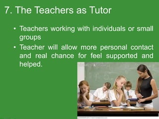 The roles of teachers and learners | PPTX