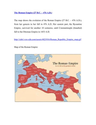 The Roman, Byzantine and Ottoman Empires | DOC