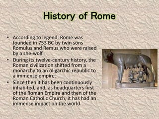 Theromancivilization 140107023259-phpapp01 | PPTX