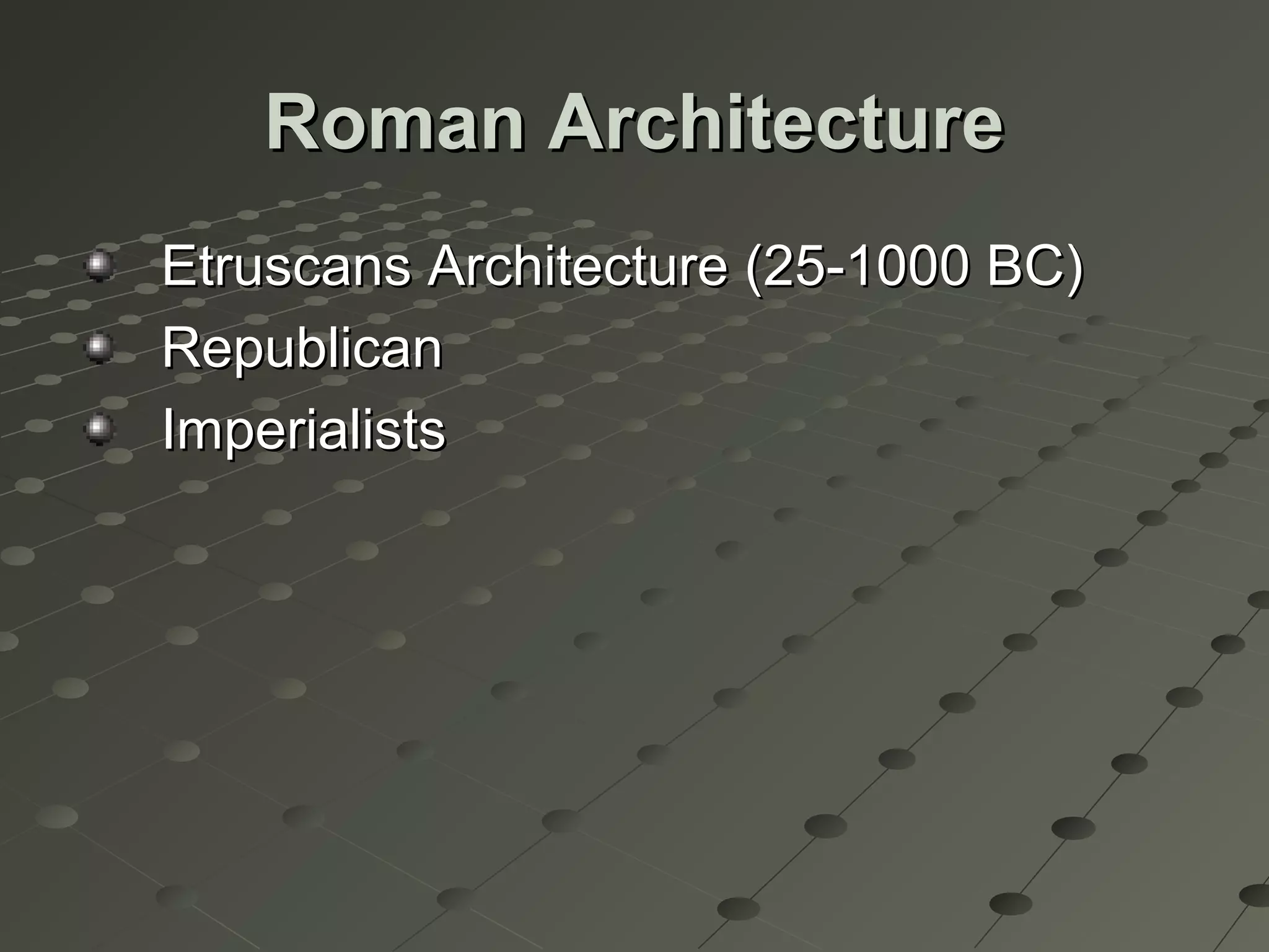 The roman civilization | PPT