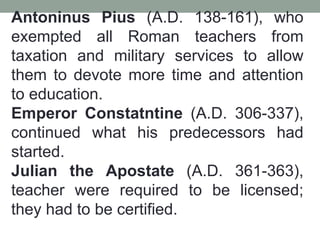 roman educational system | PPTX