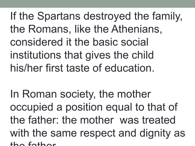 roman educational system | PPTX | Primary Education | Education