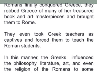 roman educational system | PPTX