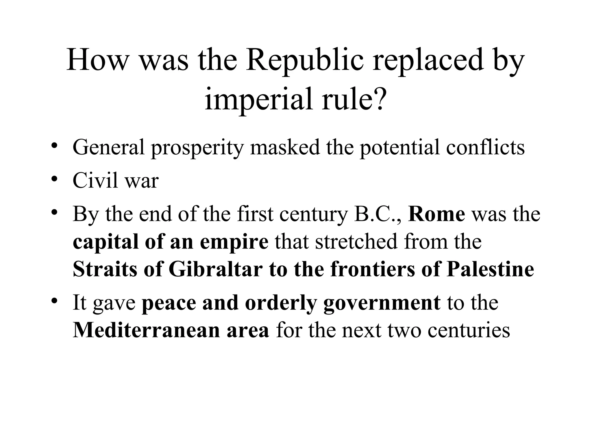 The roman empire | PPT