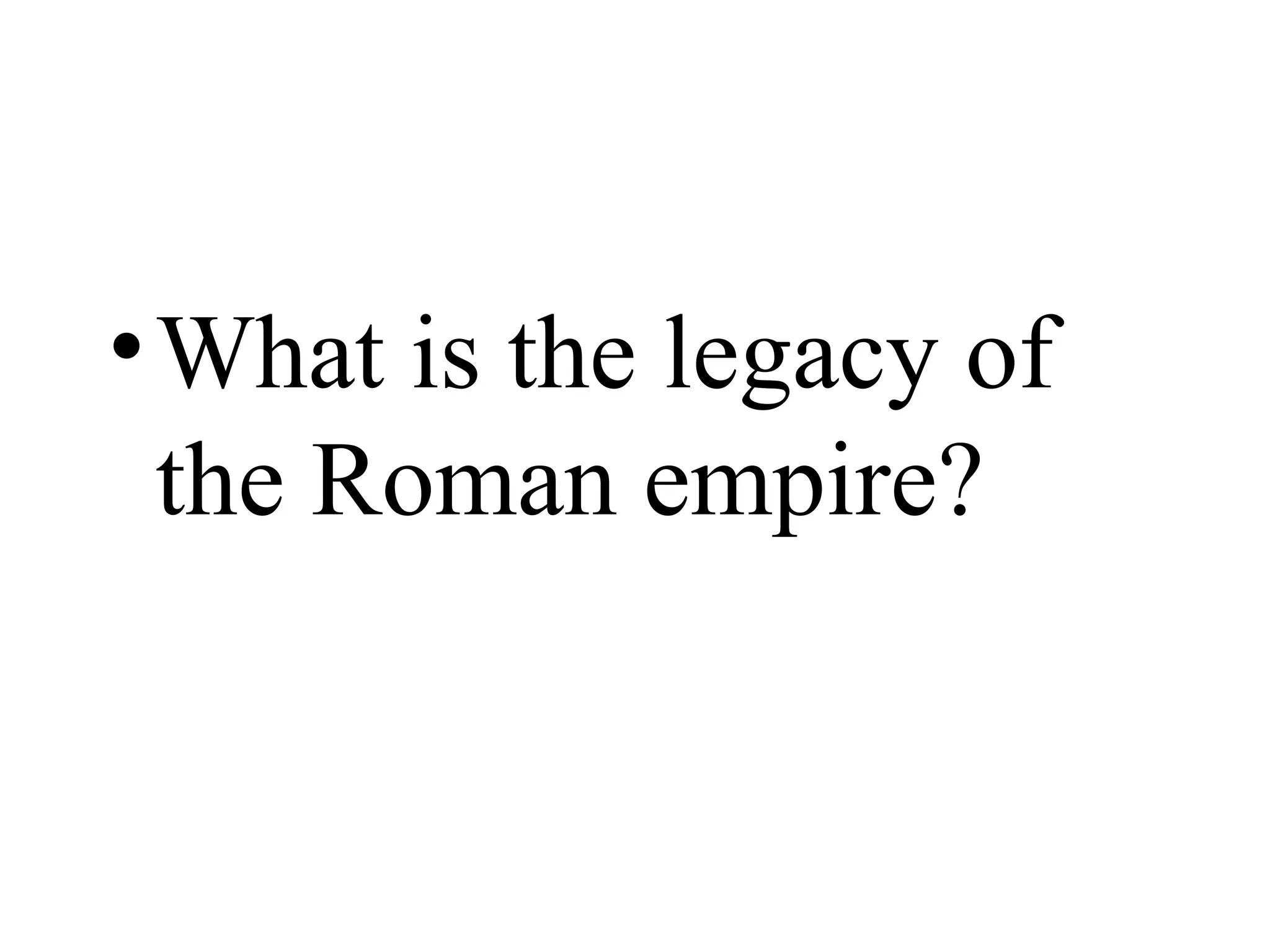 The roman empire | PPT
