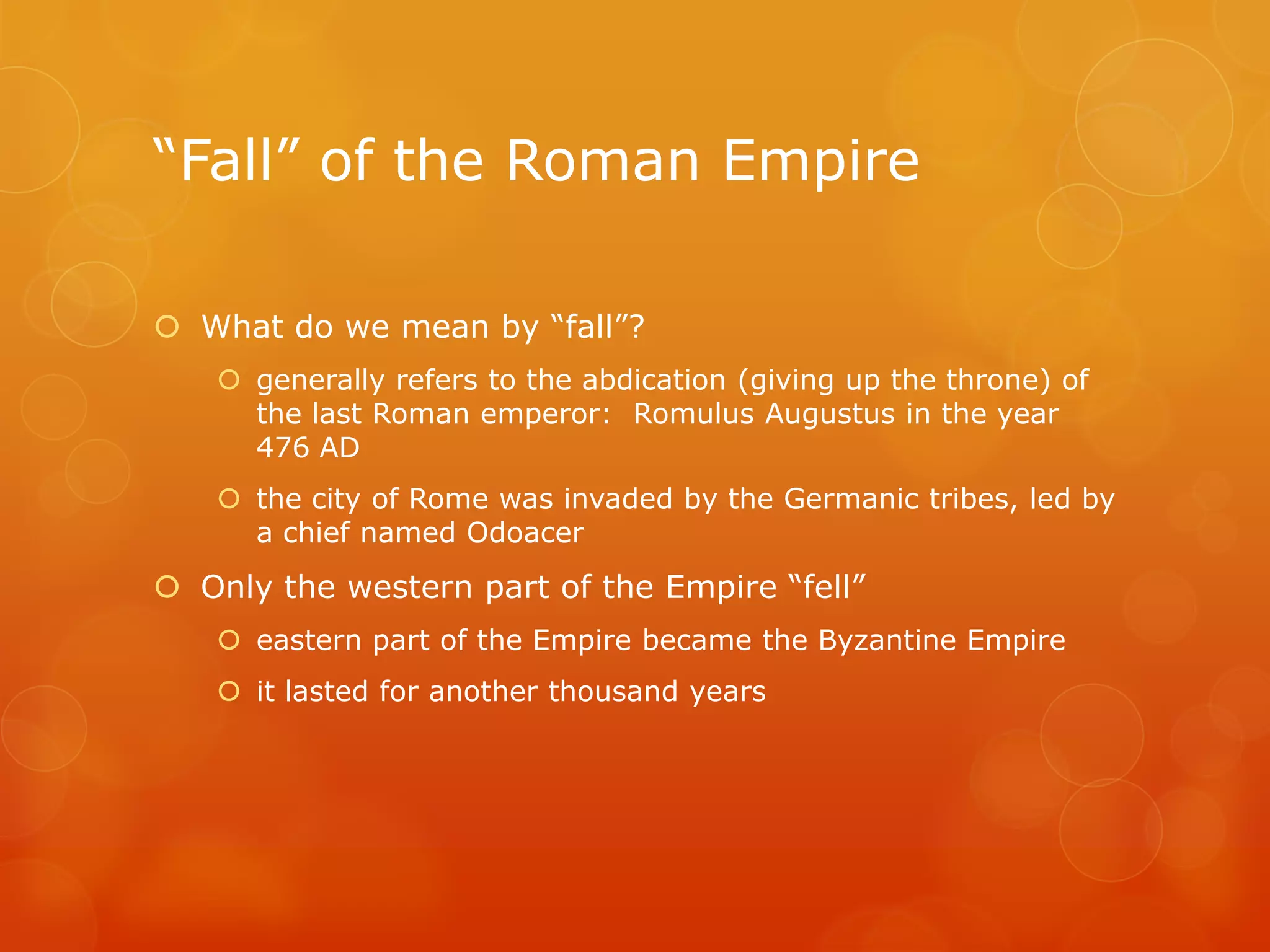 The roman empire | PPT