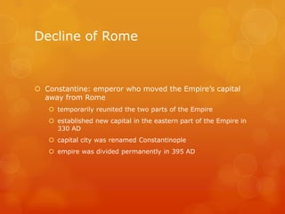 The roman empire | PPT