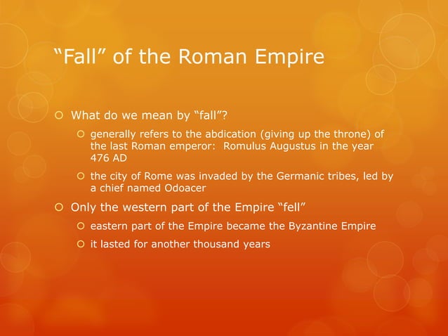 The roman empire | PPT