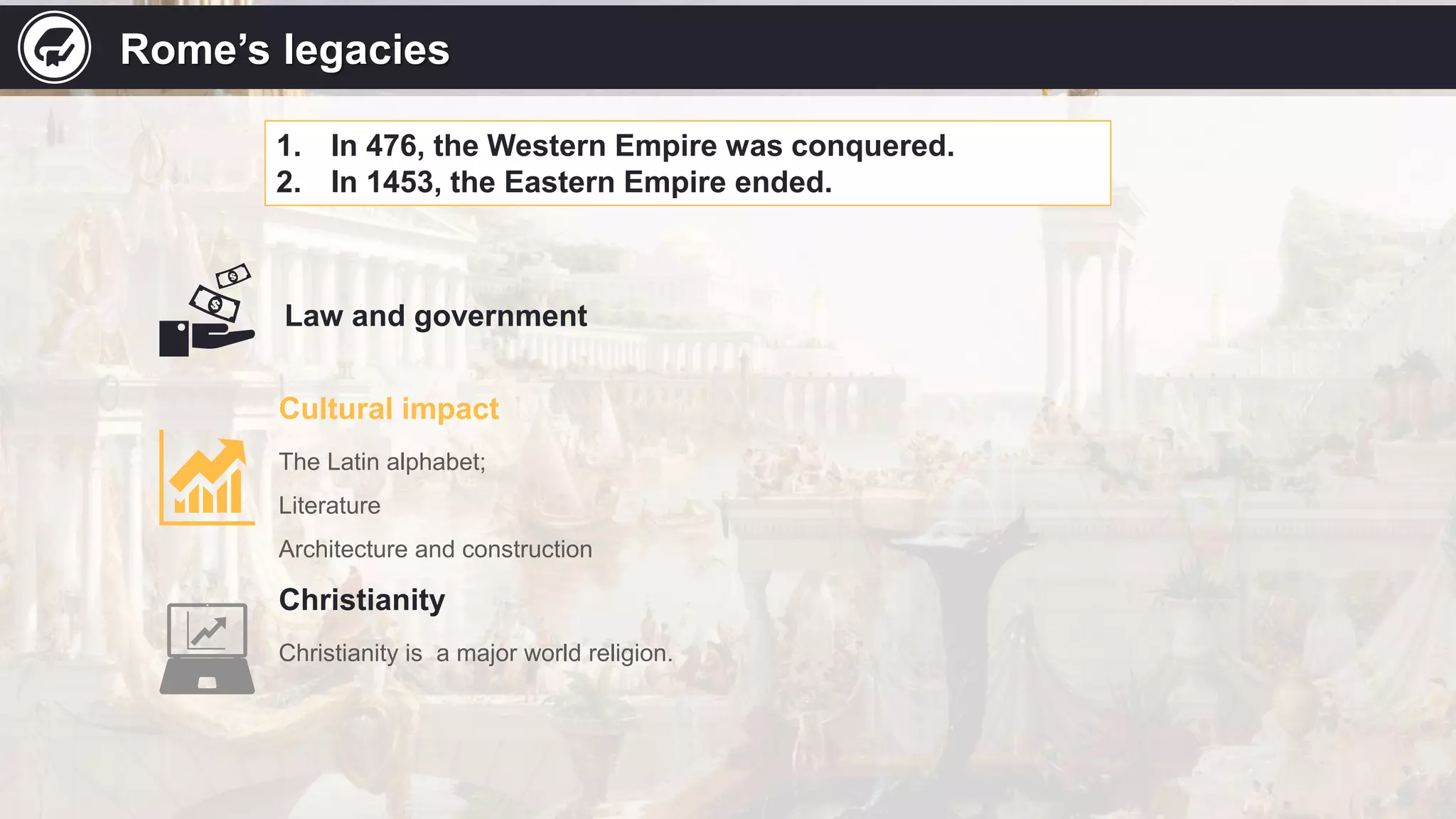 The roman empire | PPTX