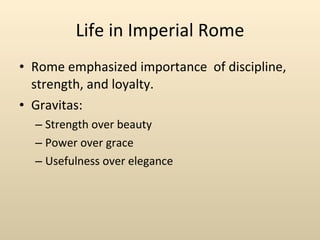 CH. 6.2--The Roman Empire Brings Change | PPT
