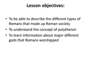 The roman empire lesson 4 | PPT