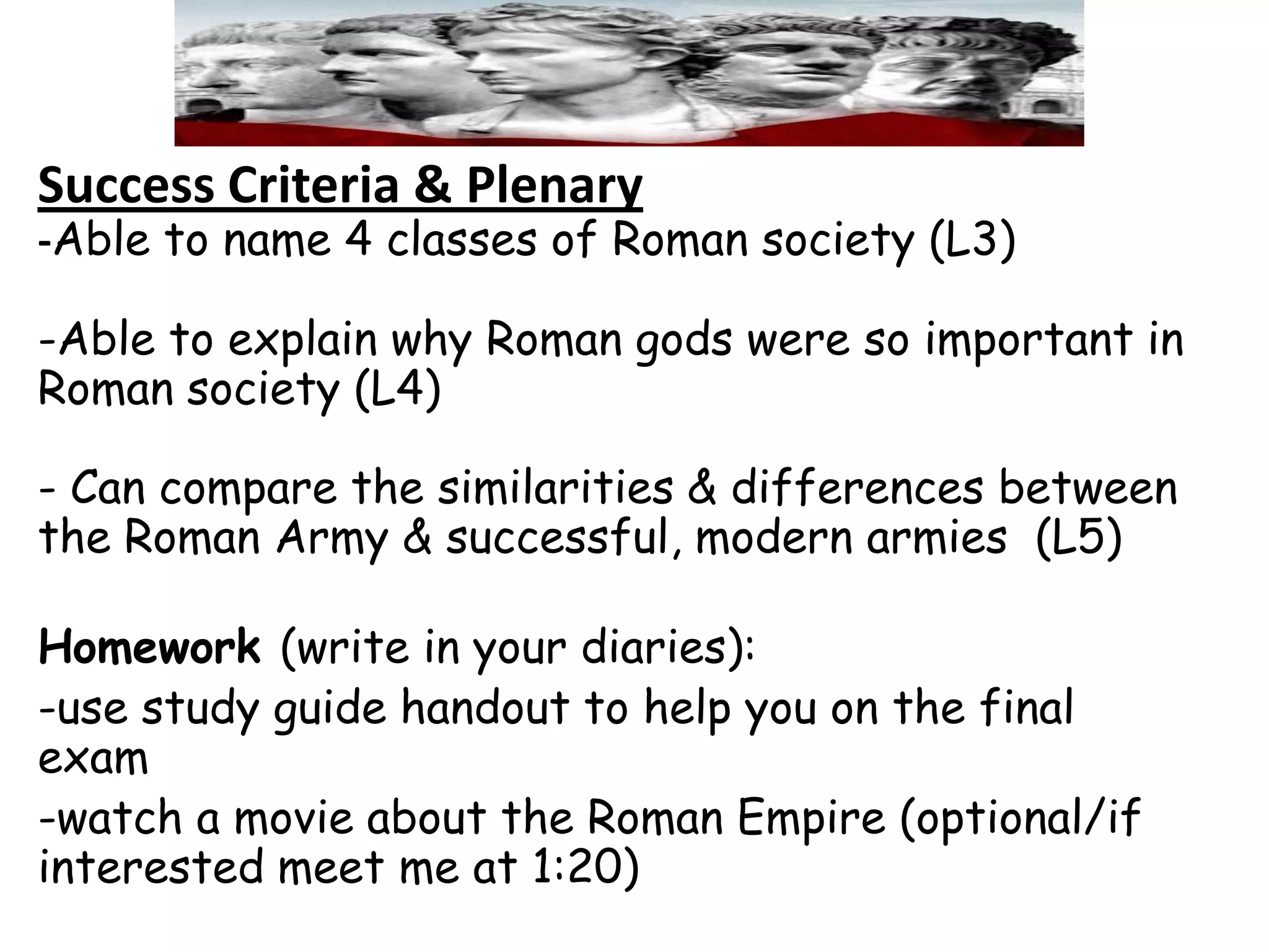 The roman empire redo lesson 5 | PPTX