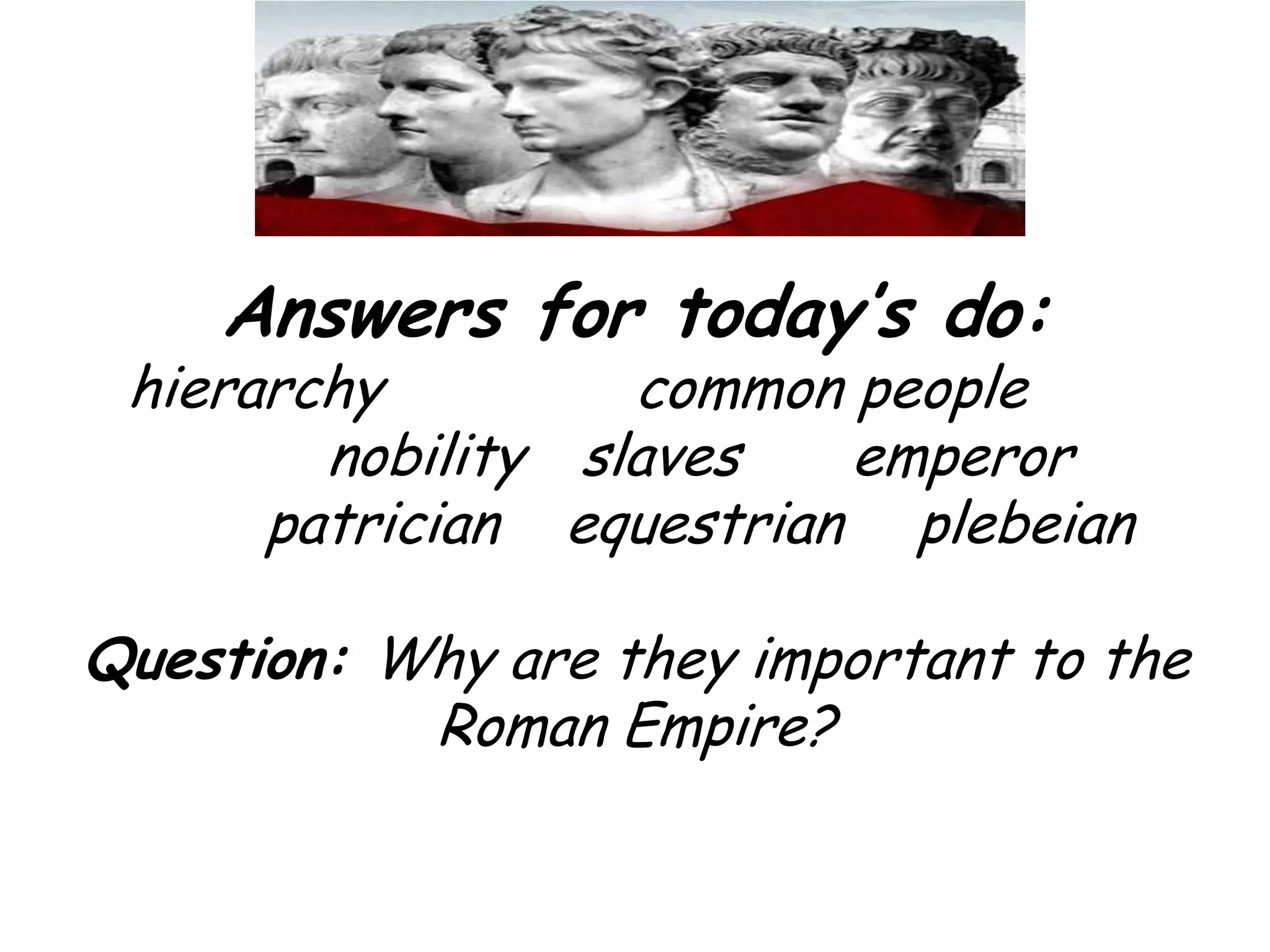 The roman empire redo lesson 5 | PPTX