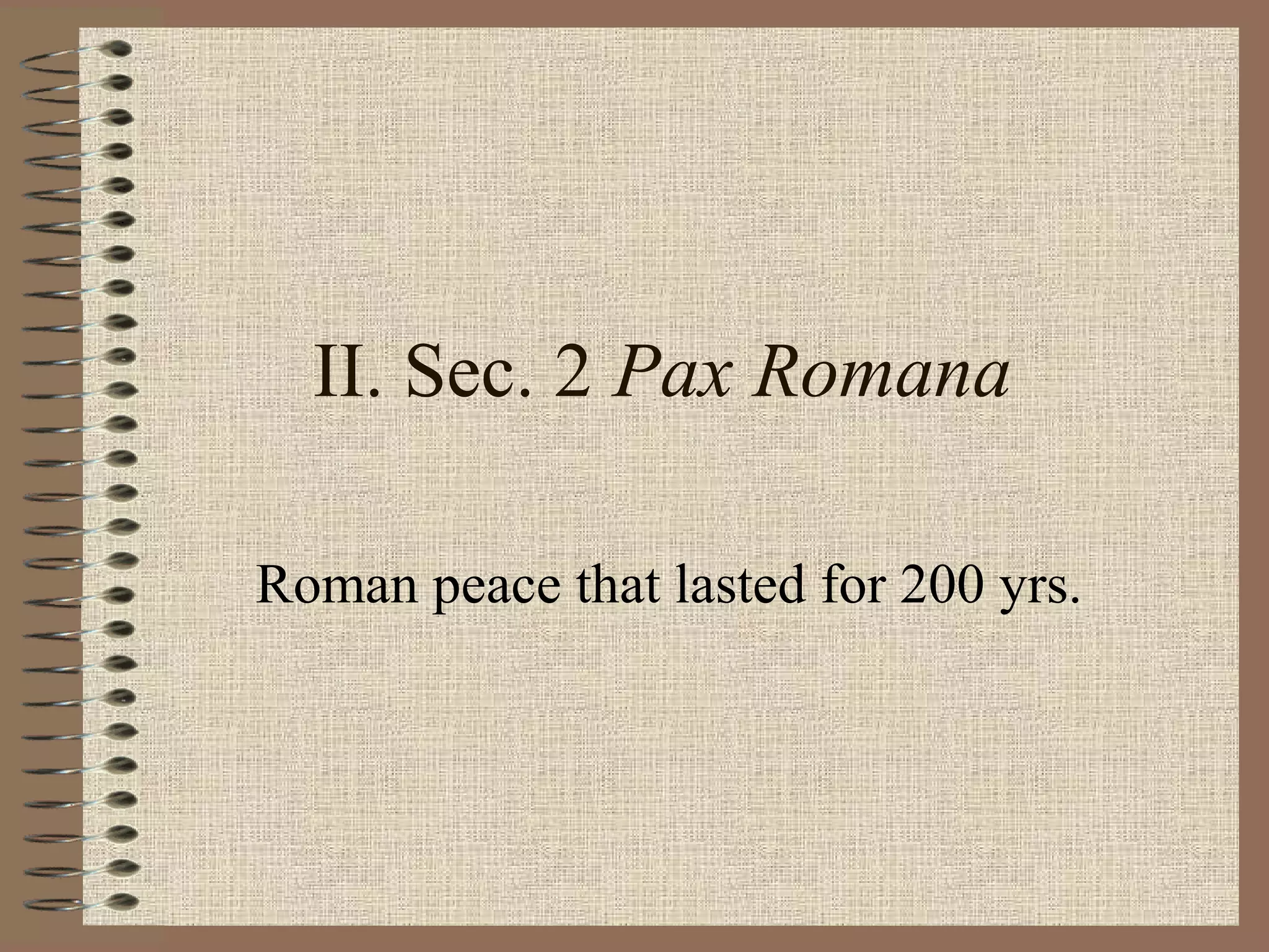 The roman empire (social studies) | PPT