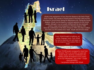 The romanian aliya in israel (nx power-lite) | PPT